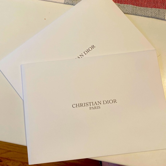Dior | Holiday | Christian Dior Large Envelopes Set Of Two | Poshmark